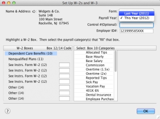 Print Prior Year W2s and 1099s in current year